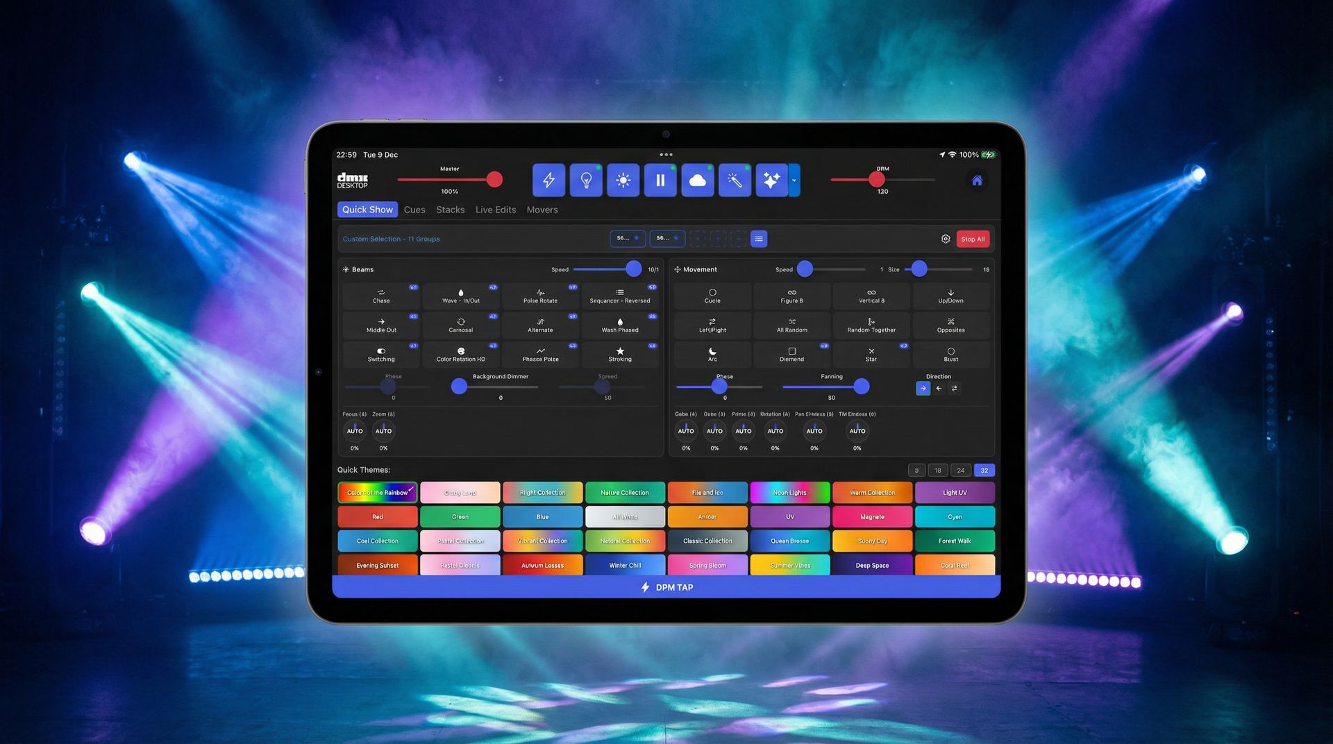 DMXDesktop | Professional DMX512 Lighting Control Software